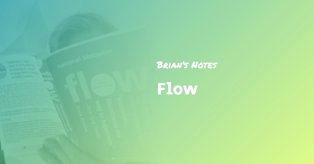 Flow Book Review at Kate Terry blog